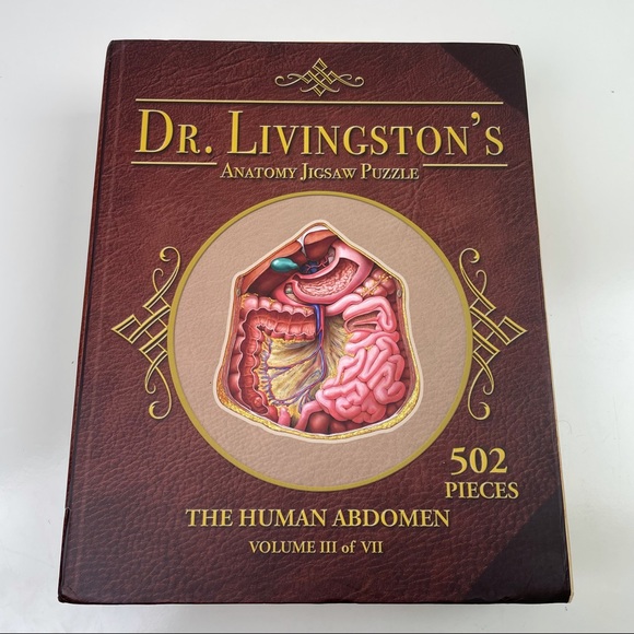 Genius Games | Games | Dr Livingston Anatomy Puzzle The Abdomen 52pcs ...